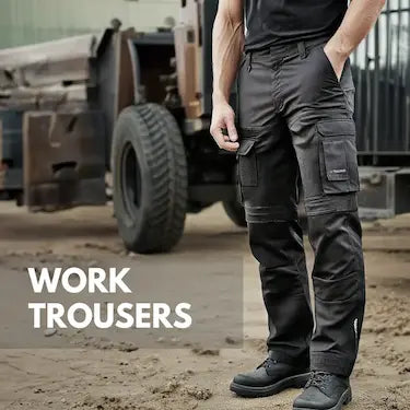 Slim-Fit Work Trousers – Tough, Flexible & Built to Last! | Tauro Workwear